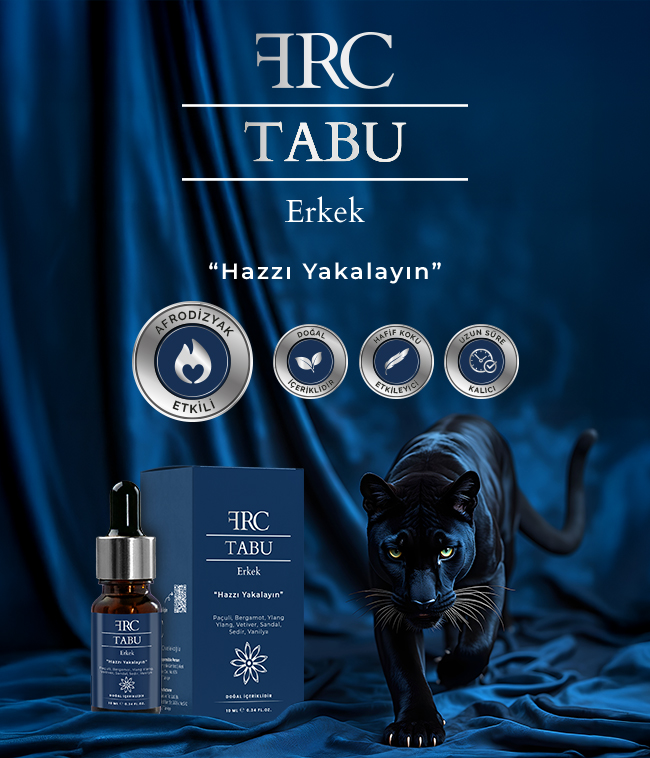 FRC Tabu For Men Esansiyel Yağ - Hazzın Kokusu -%100 Doğal - FRC Mahrem ...